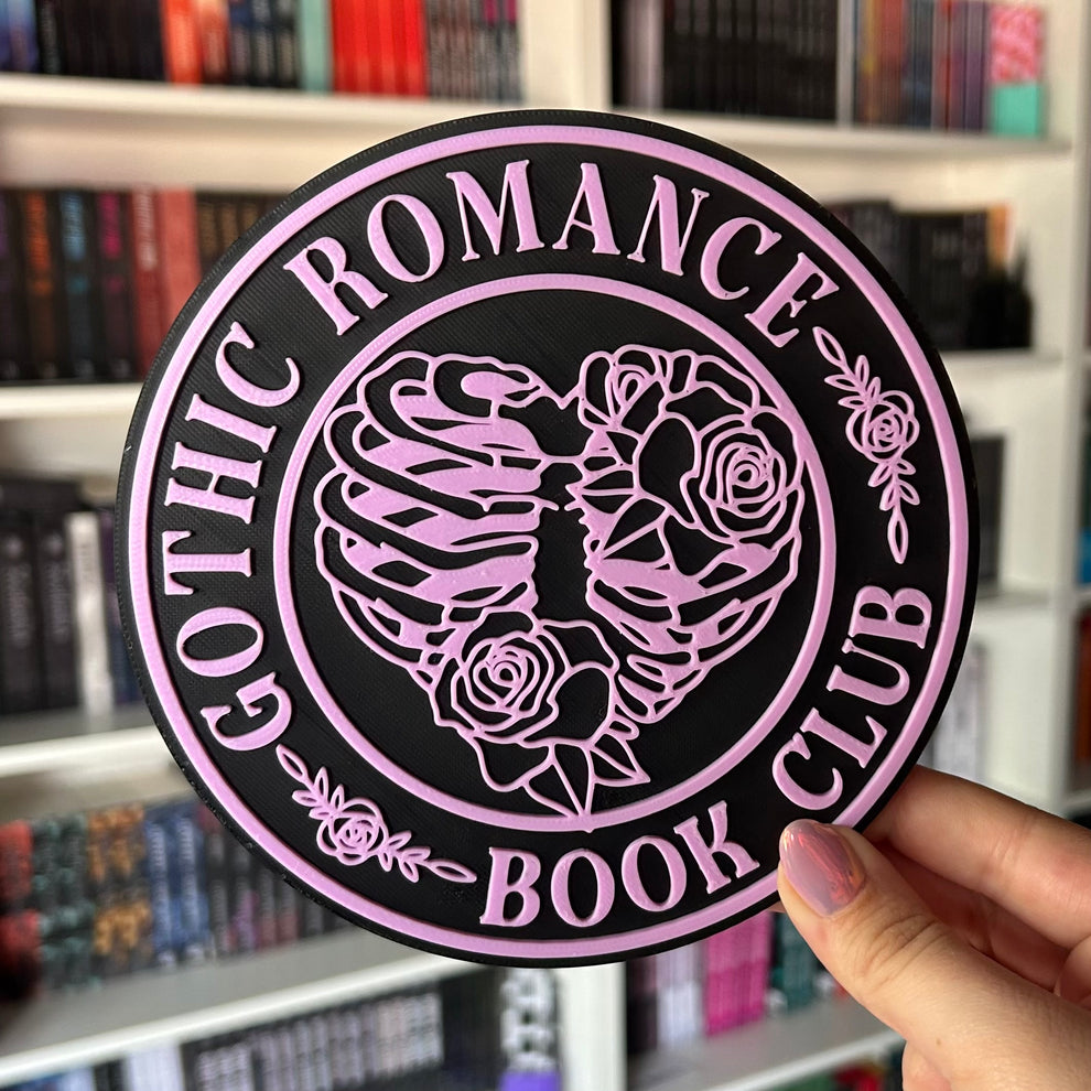 3D Print - Gothic Romance Book Club Sign – Read & Rooted