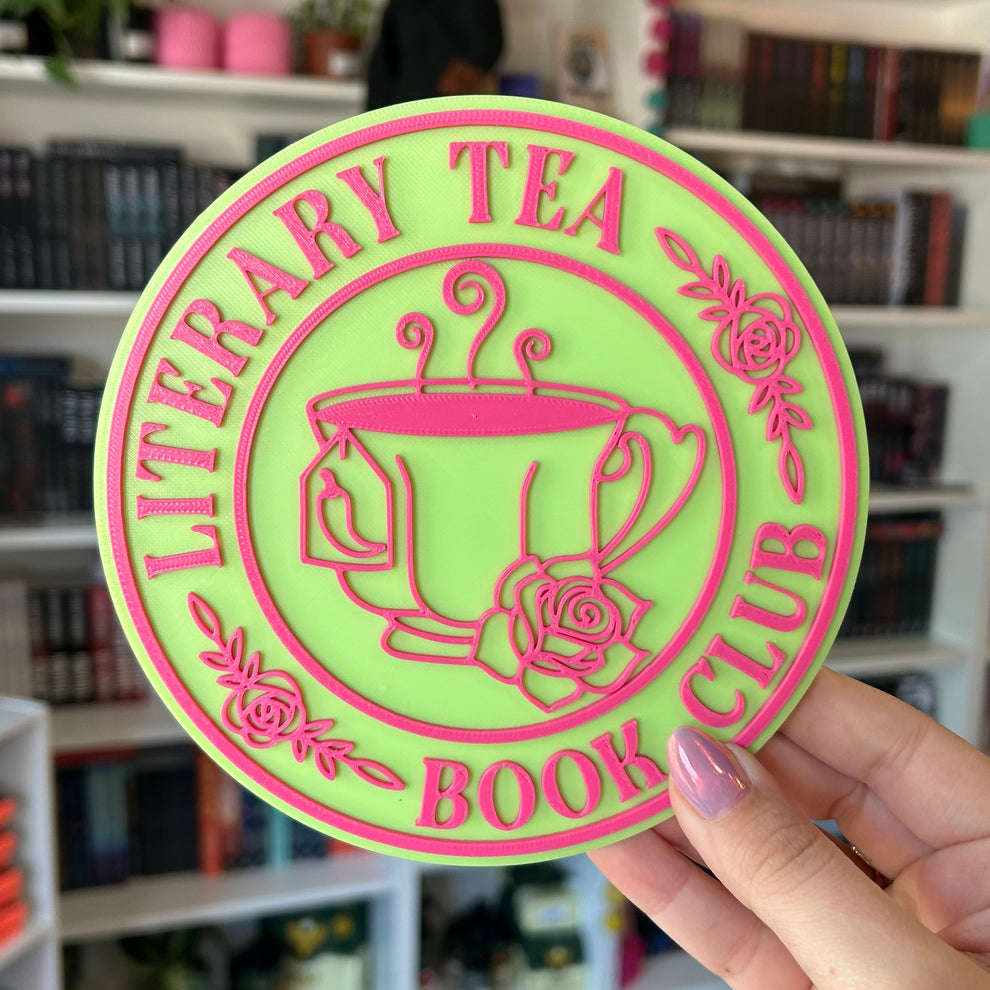 3D Print - Literary Tea Book Club Sign – Read & Rooted